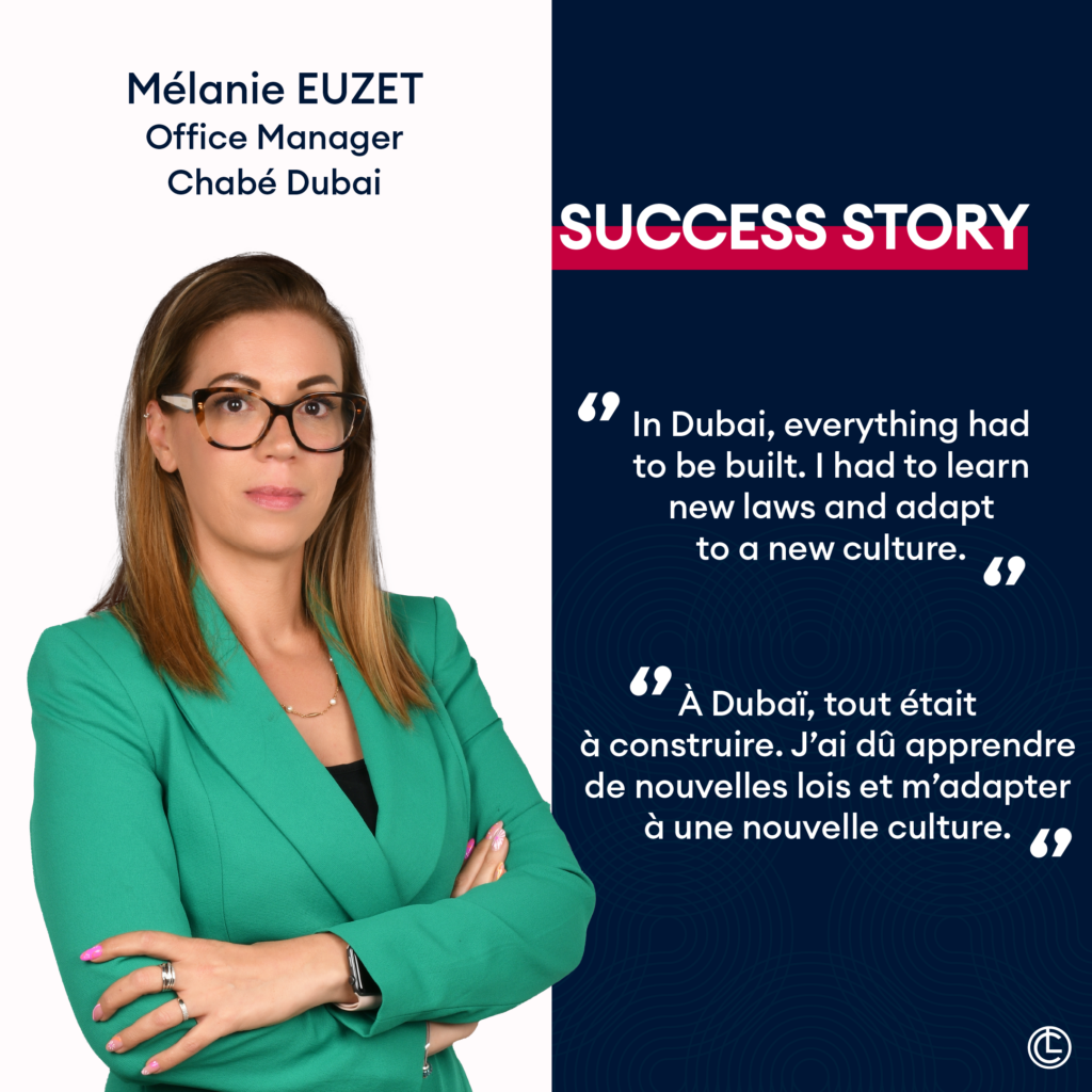 Mélanie Euzet, from Cannes to Dubai: a loyal journey at Chabé